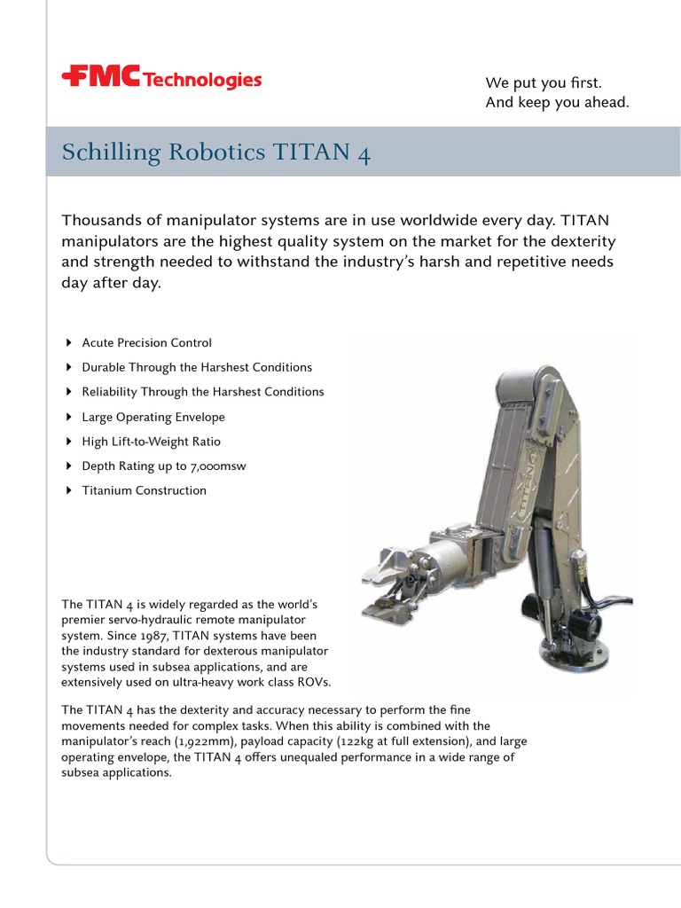 TITAN 4 Datasheet English | PDF | Subsea (Technology) | Electrical ...