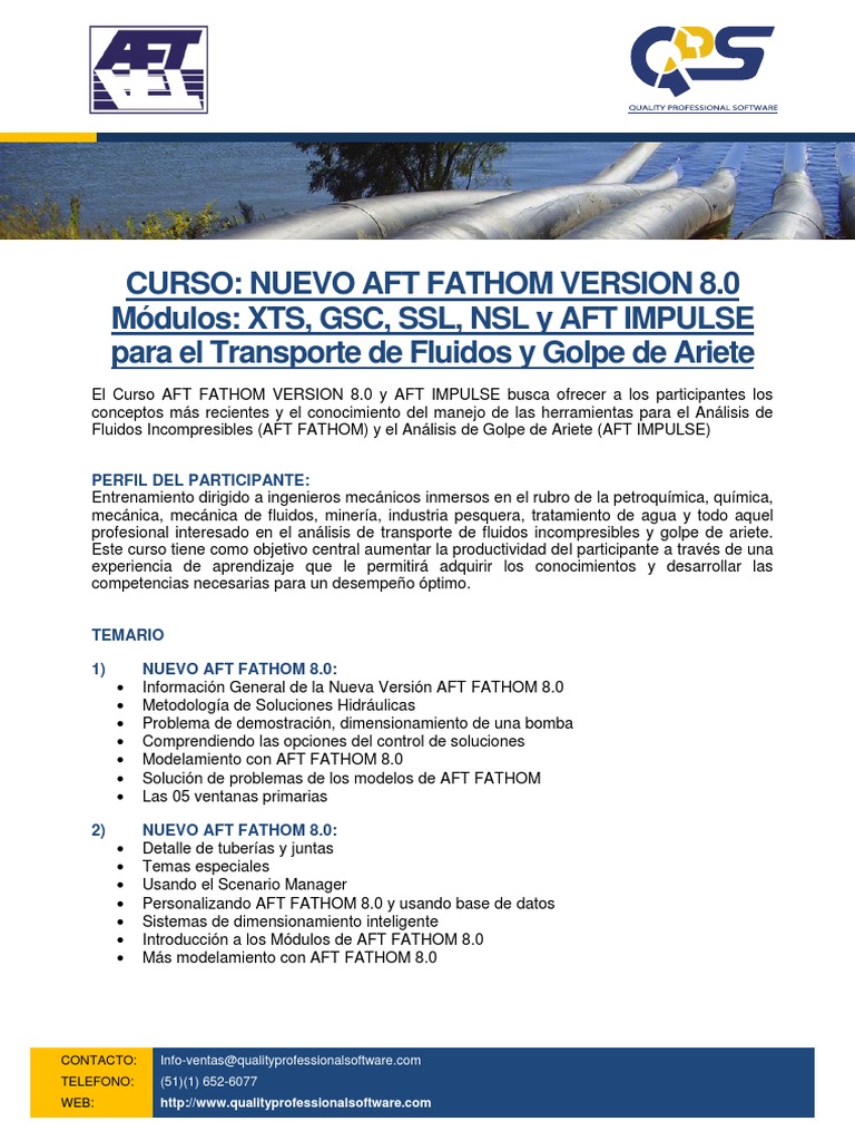 Curso Aft Fathom y Aft Impulse | PDF | Science | Tecnología (general)