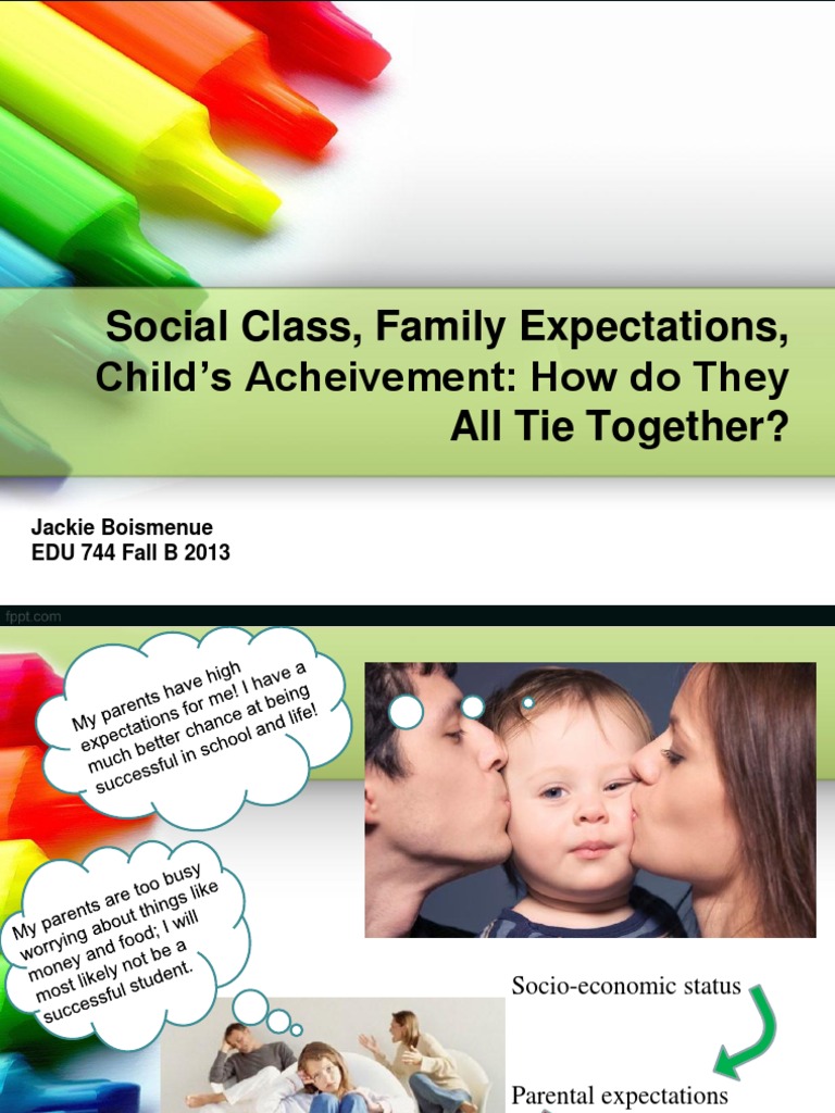 Social Class Vs Family Expectations | PDF | Socioeconomic Status ...