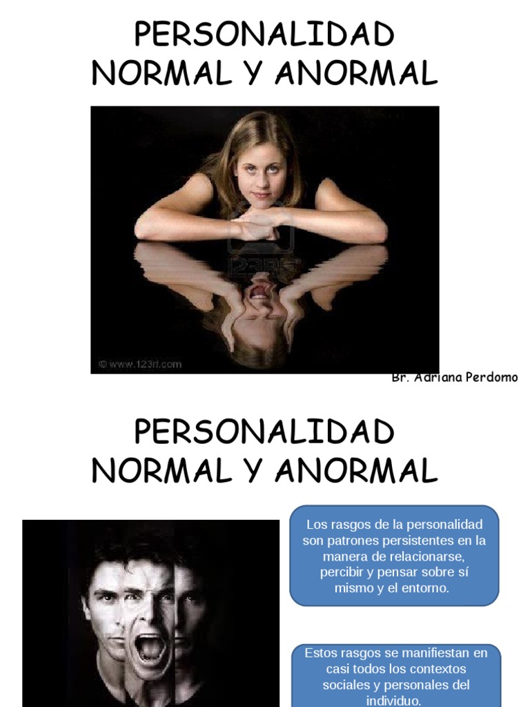 Personalidad Normal y Anormal Diapositivas Adriana | Descargar gratis PDF | Comportamiento ...