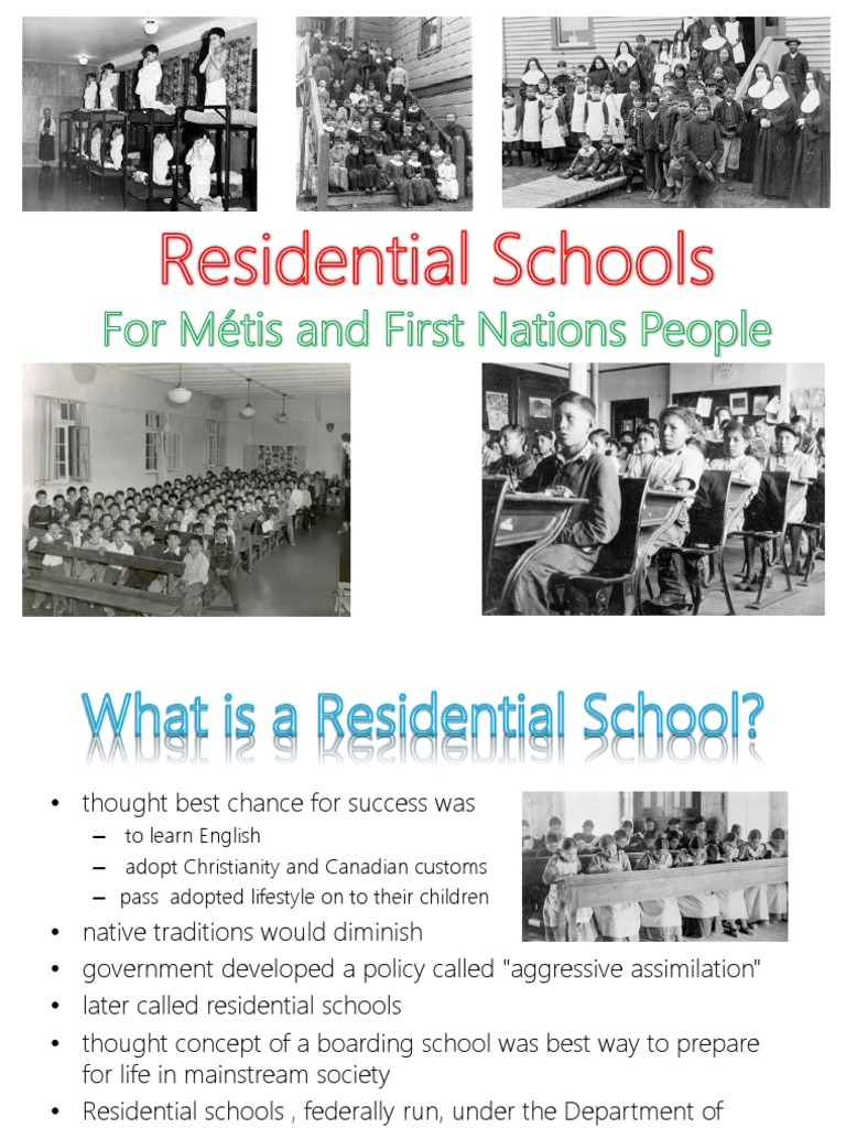 Residential Schools Powerpoint Dua 801 | PDF | First Nations | Canada