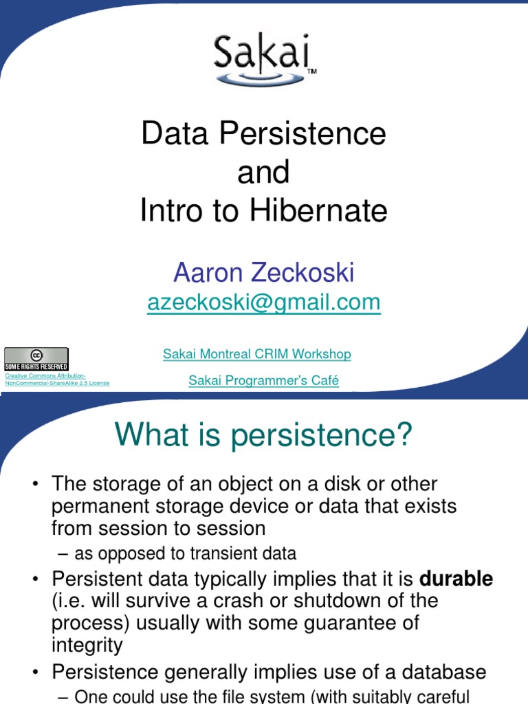 Hibernate Data Persistence Overview | PDF | Databases | Software Development