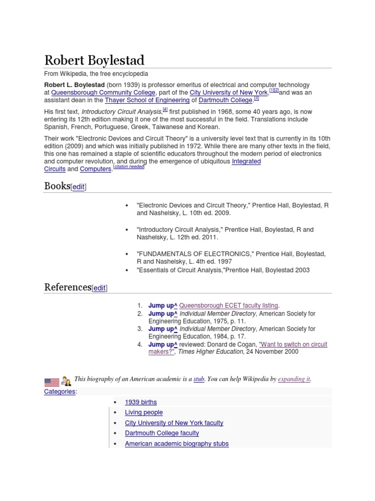 Robert Boylestad | PDF