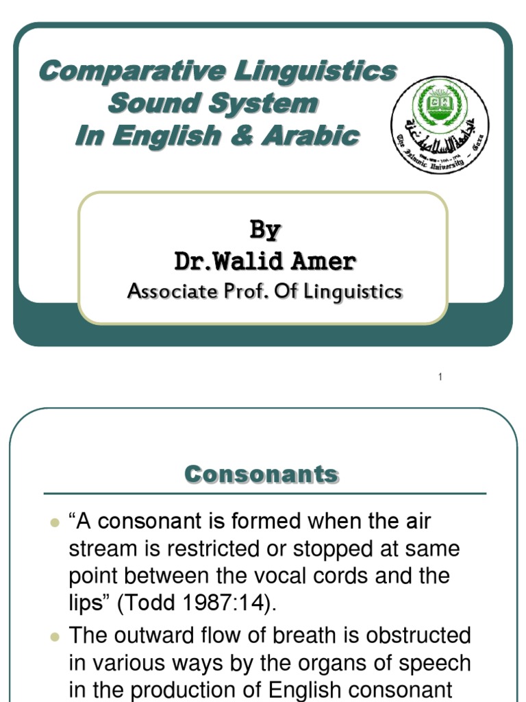 Comparative Linguistics | PDF | Consonant | Phonology