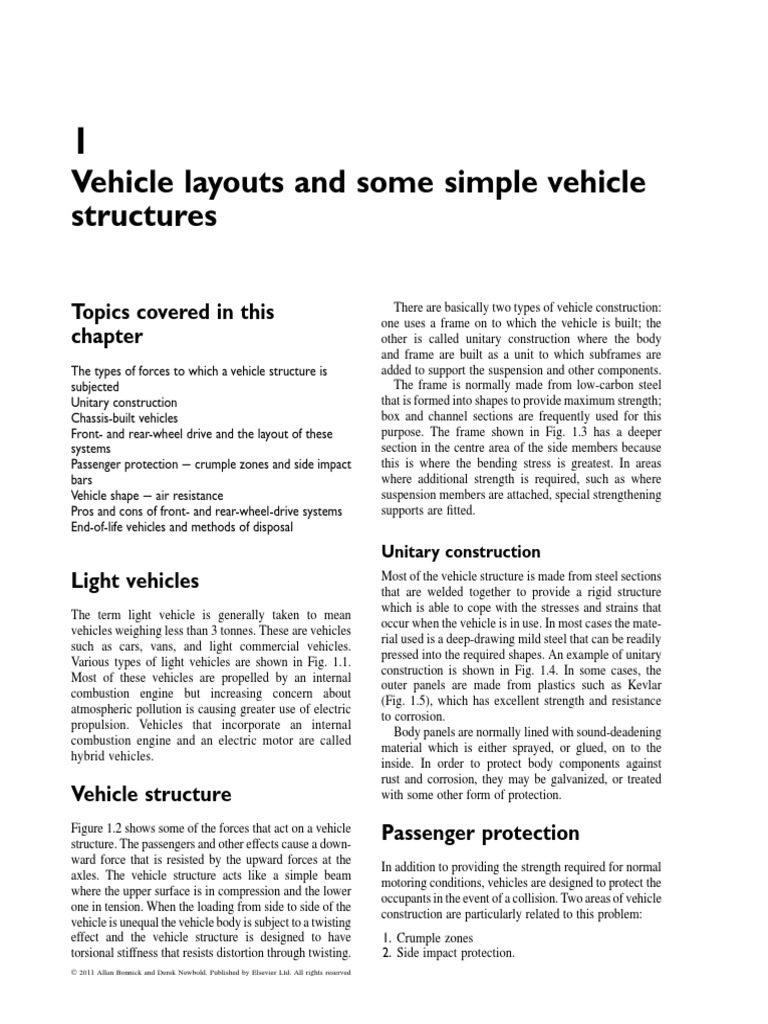 Vehicle Layouts | PDF | Transmission (Mechanics) | Axle
