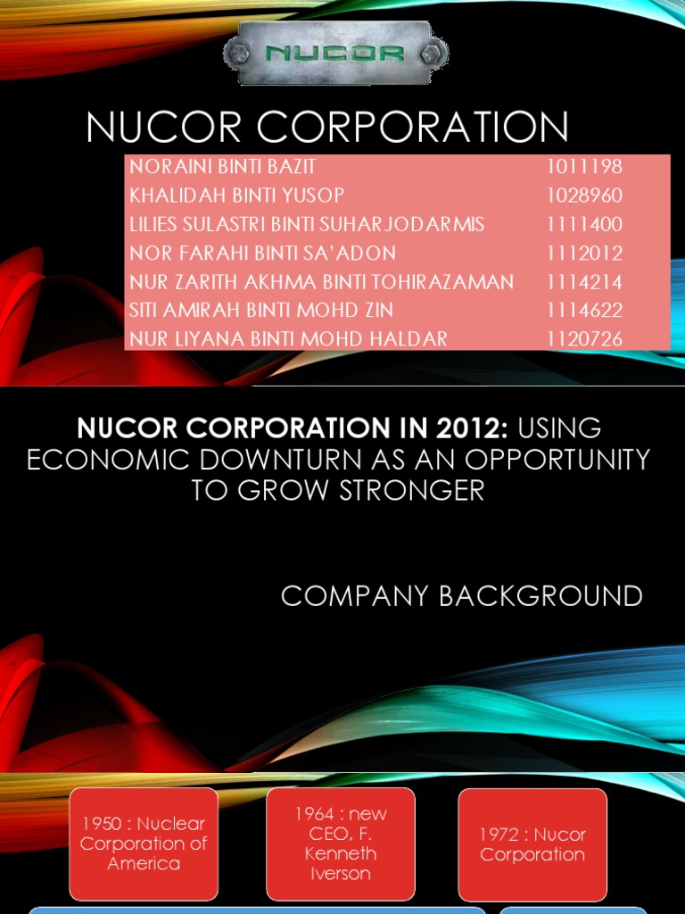 Nucor Strategy in 2012 | PDF | Competitive Advantage | Strategic Management