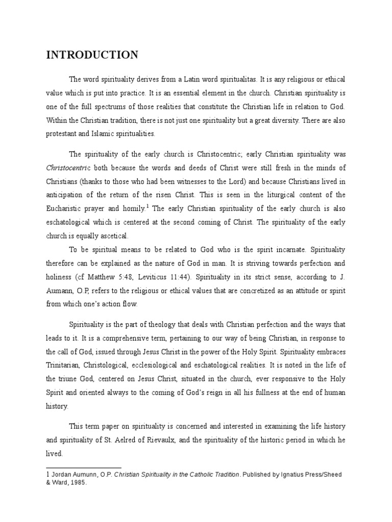 Christocentric Both Because The Words and Deeds of Christ Were Still ...