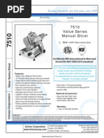 Deli Slicer Size Chart 12162018 | PDF | Delicatessen | Restaurant And ...