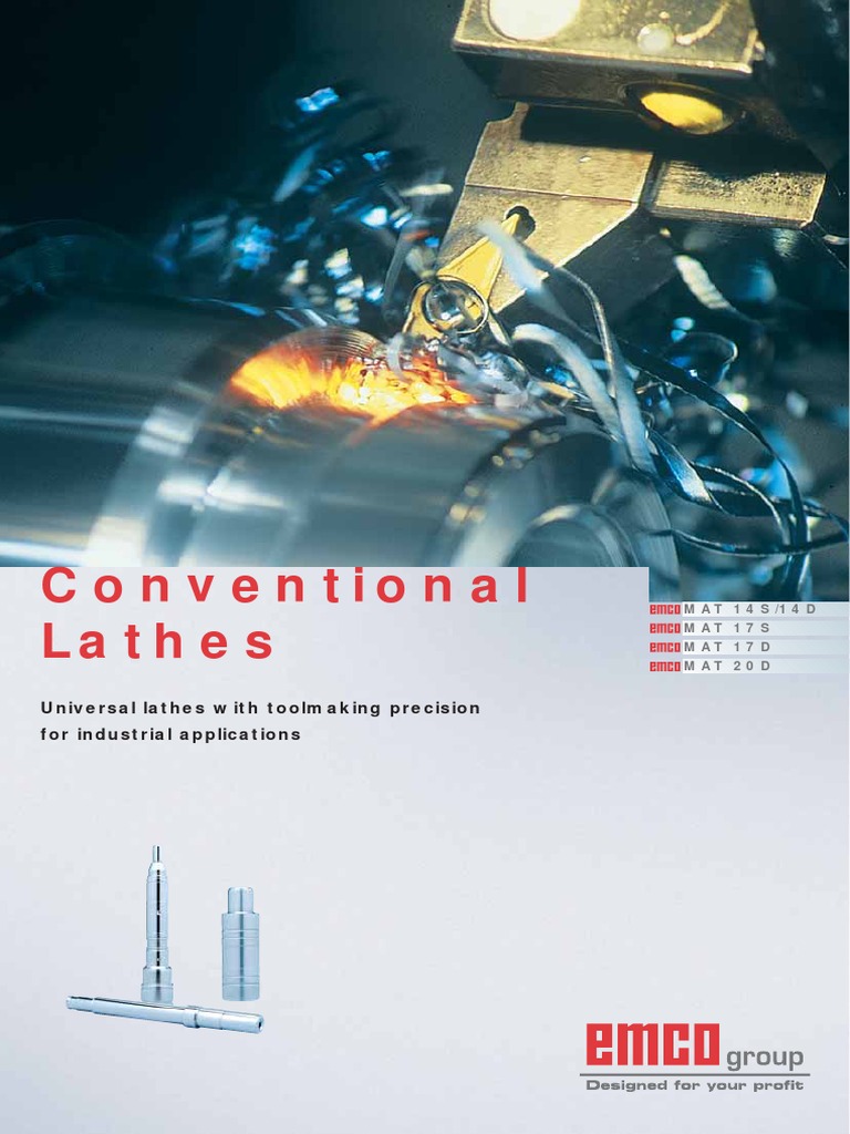 EMCO Conventional Lathes | Mechanical Engineering | Nature