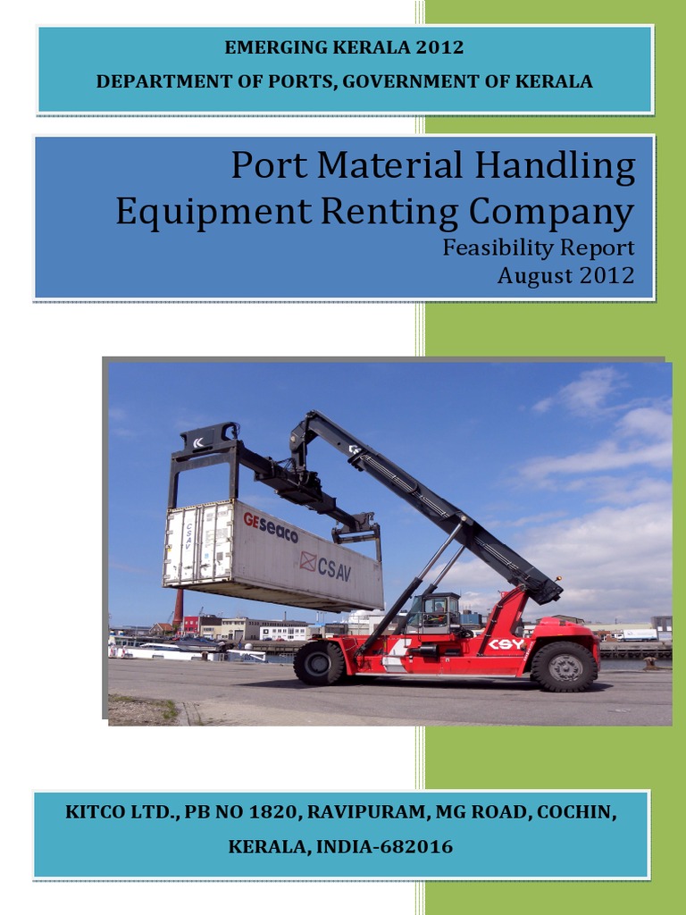 Port Material Handling Equipment Renting | PDF | Port | Crane (Machine)