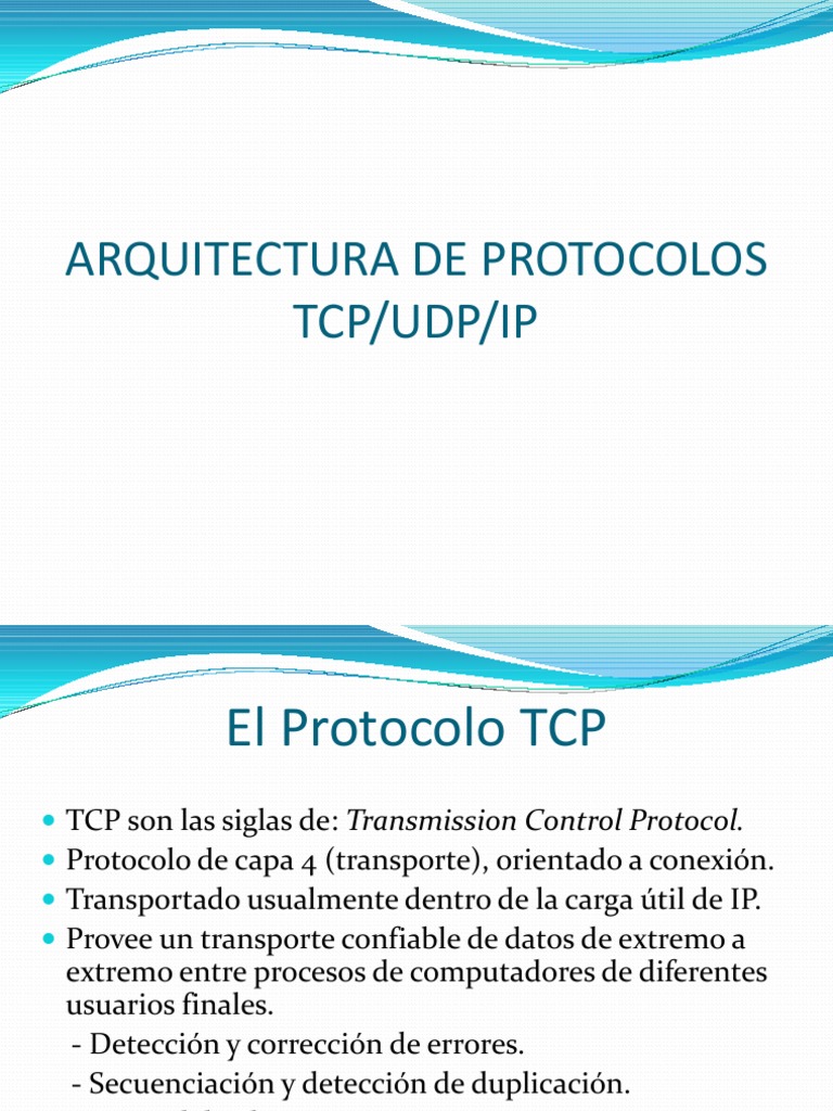 Tema 3 - Arquitectura TCP-IP | PDF | Protocolo de Control de Transmisión | Protocolos de internet