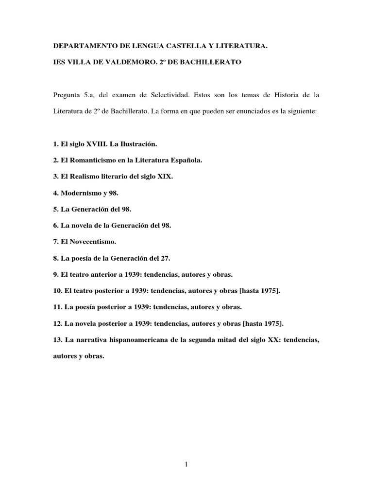 Neoclasicismo Romanticismo Realismo | PDF