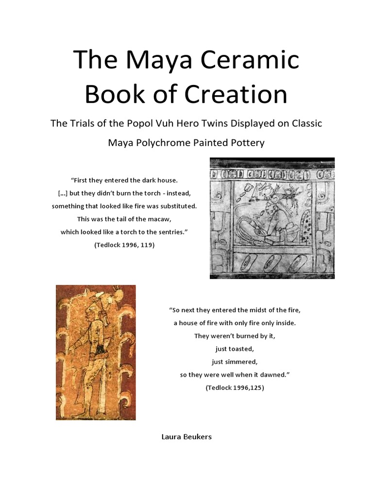 The Maya Ceramic Book of Creation | PDF | Maya Civilization | Mesoamerica