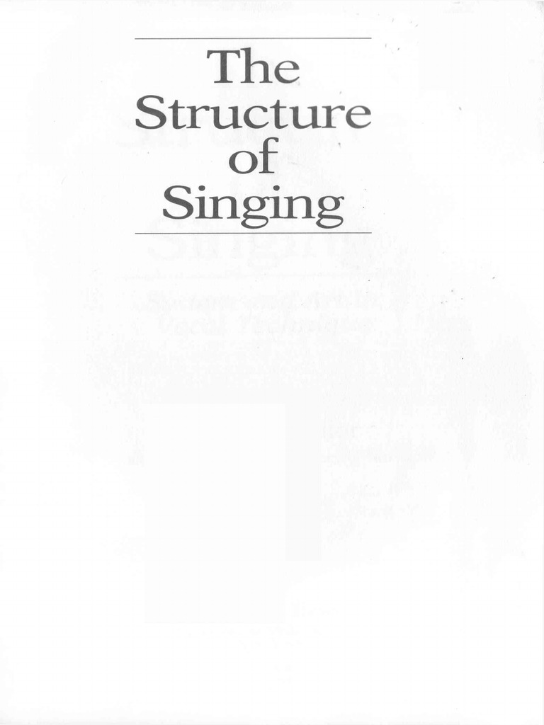 The Structure of Singing | PDF | Singing | Larynx
