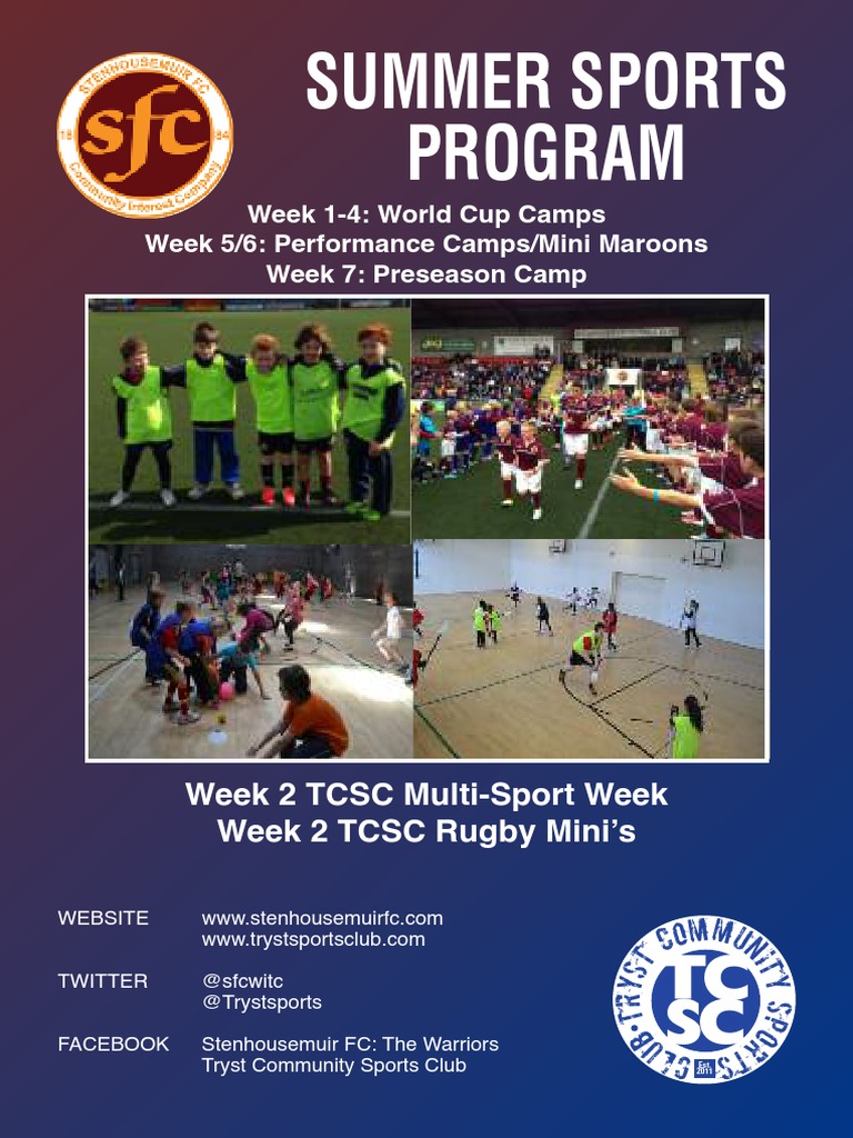 Summer Sports Programme | PDF | Sports | Leisure