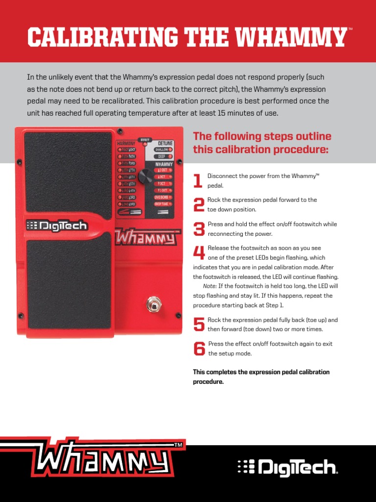 Whammy Calibration Guide | PDF