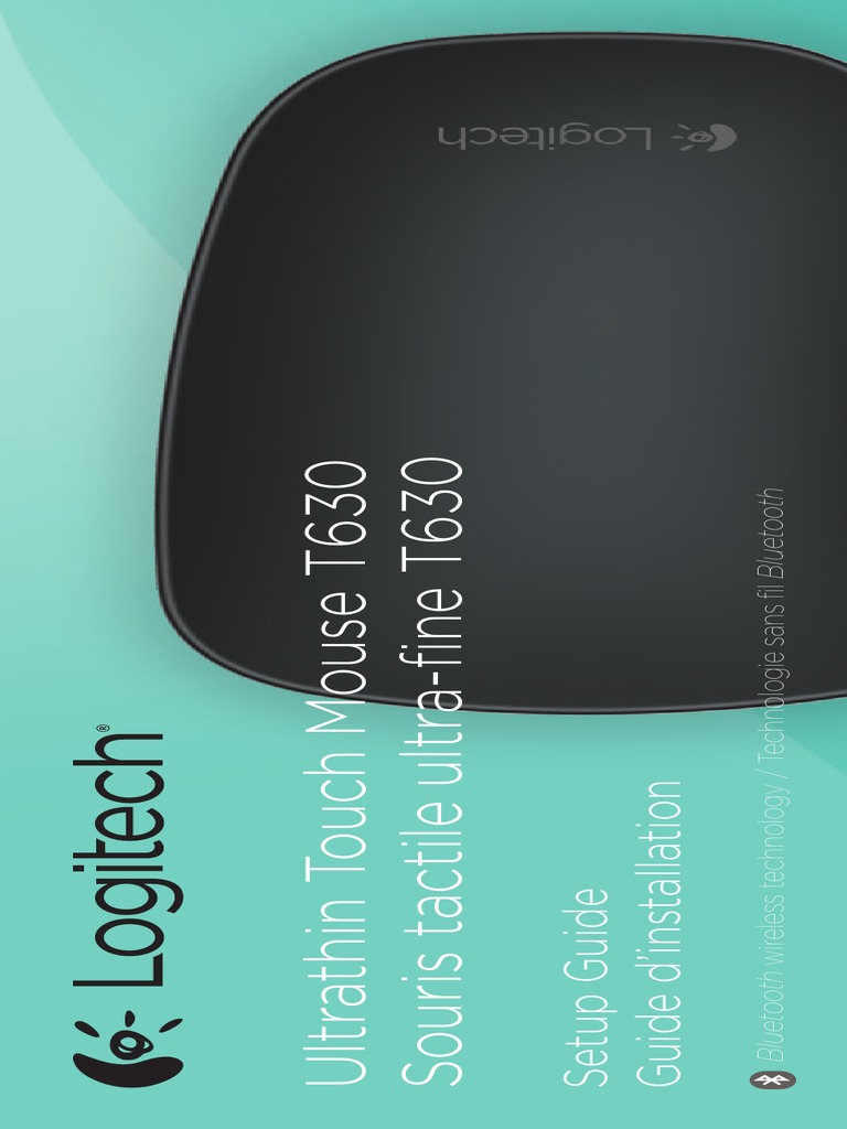 Ultrathin Touch Mouse t630 Quick Start Guide | PDF | Human–Computer ...
