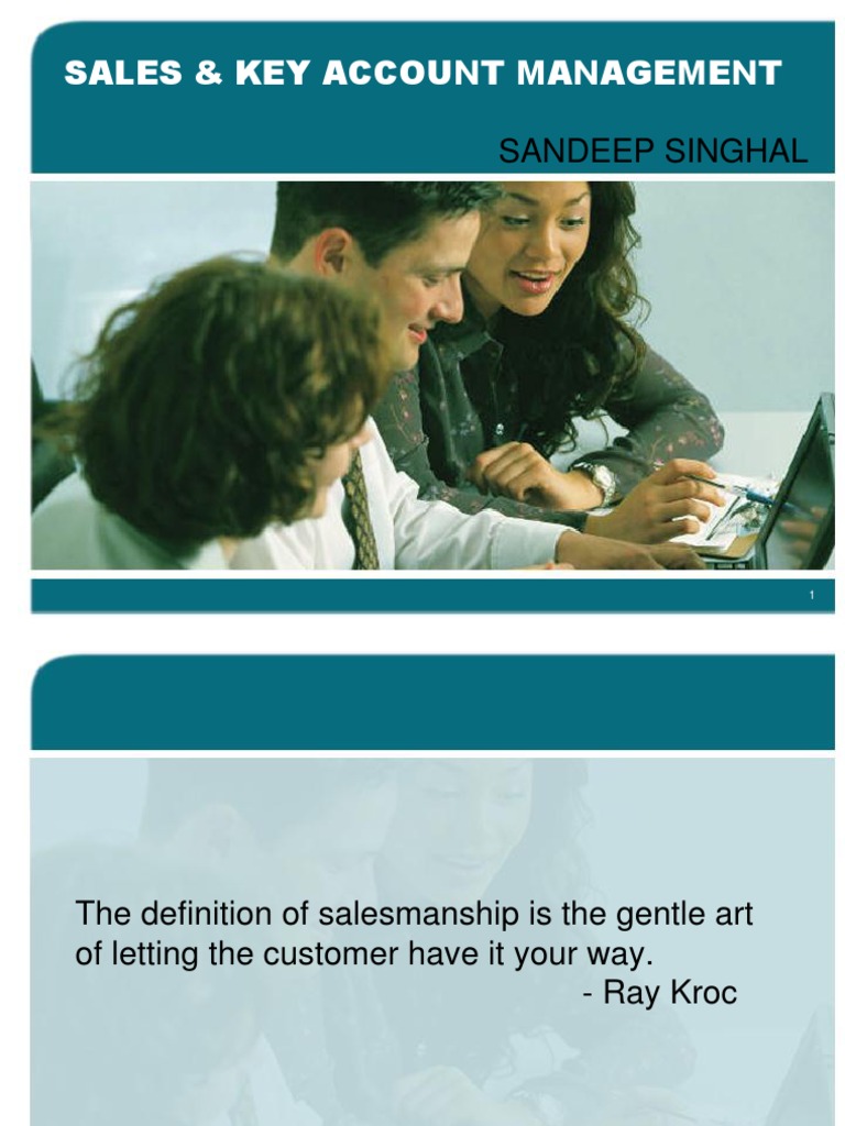 Sales & Key Account Management | PDF | Sales | Strategic Management