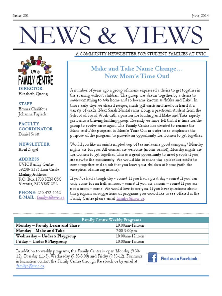 News & Views: Make and Take Name Change Now Mom's Time Out! | PDF ...