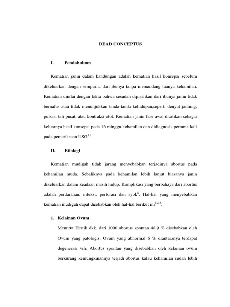 Dead Conceptus | PDF | Sains & Matematika