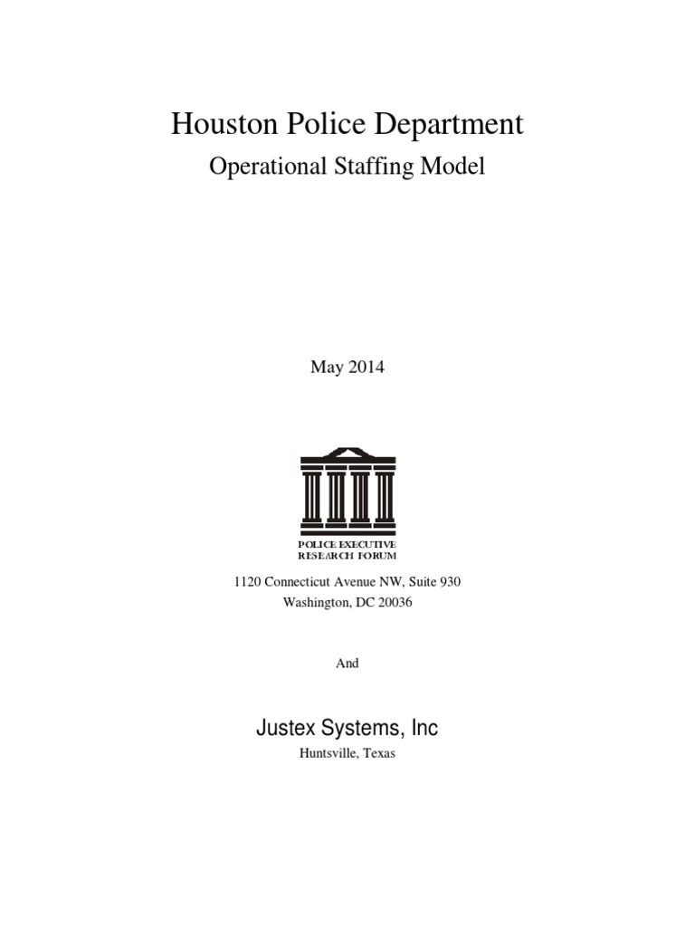 HPD Staffing Report May 2014 | PDF | Community Policing | Police
