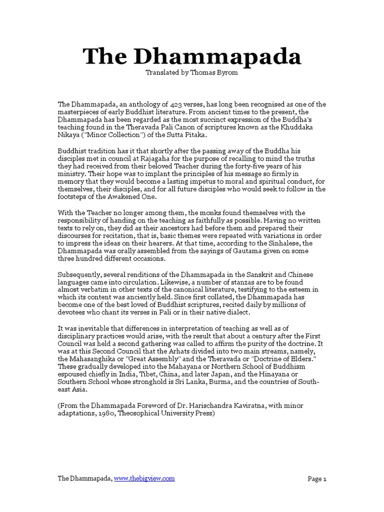 Dhamma Pad A | PDF