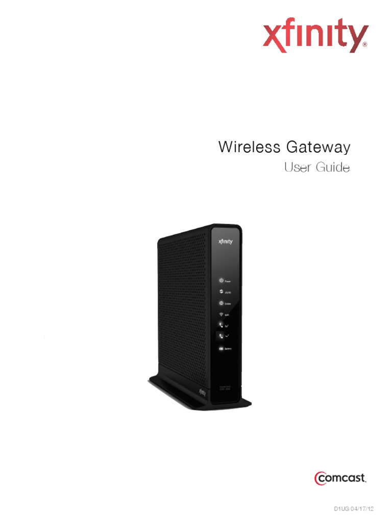 Wireless Gateway User Guide | PDF | Wireless Lan | Wi Fi