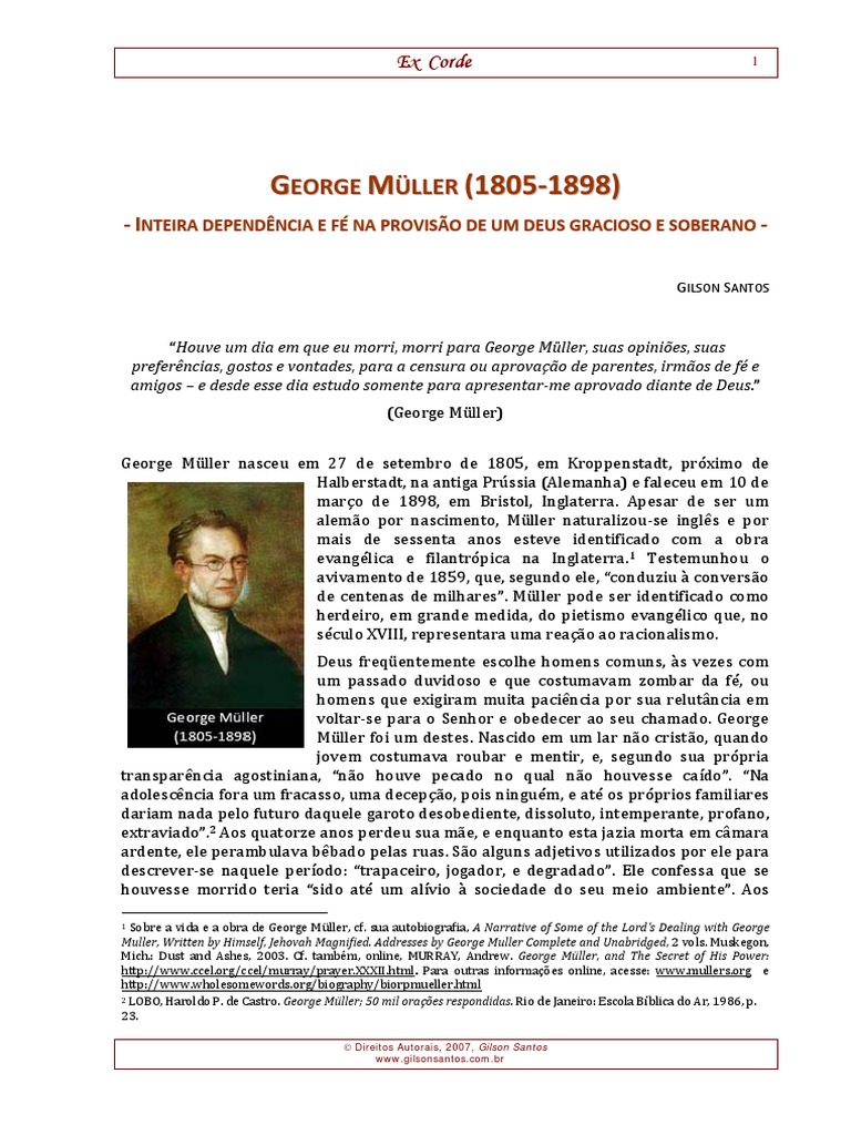 George Muller | PDF