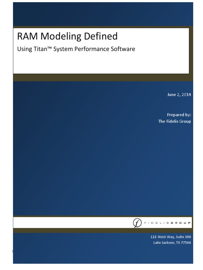 Ram Modeling | PDF | Reliability Engineering | Simulation
