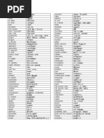 Tamil Basic Words List | PDF | Nature