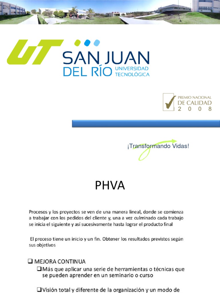 Ciclo Phva Presentacion | PDF