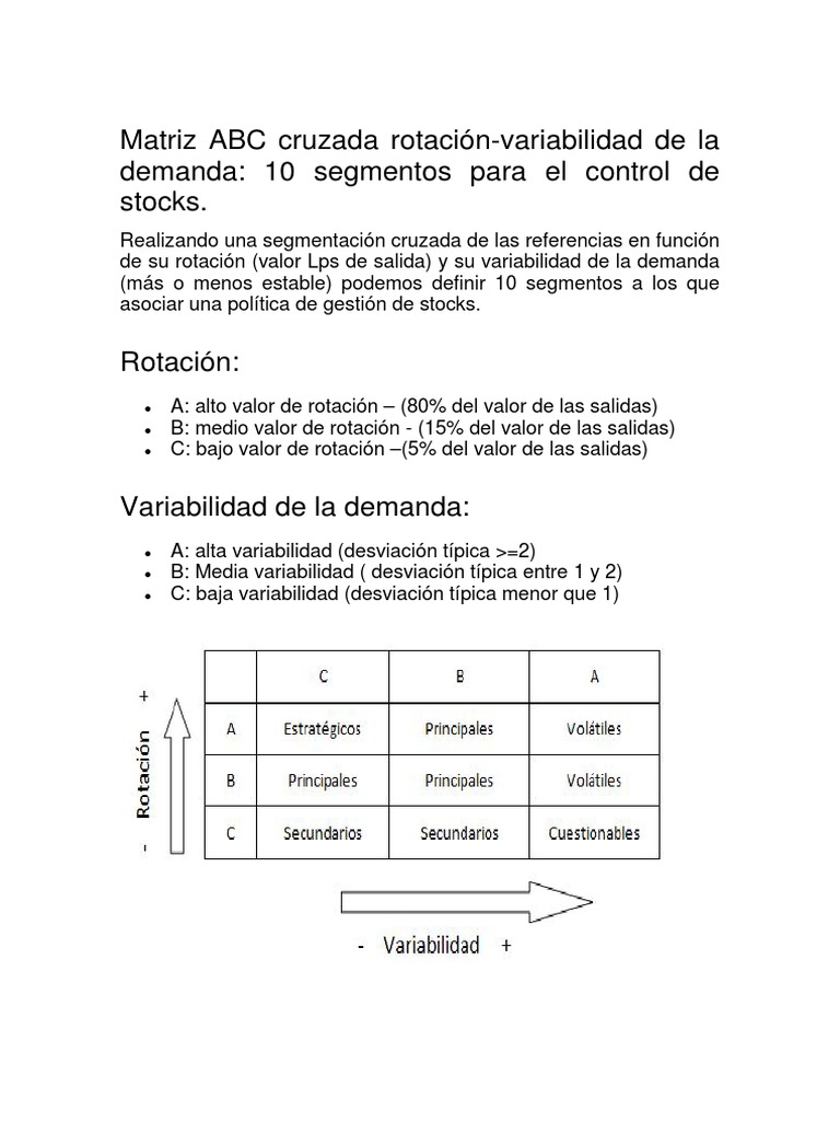 Matriz ABC | PDF | Business | Economias