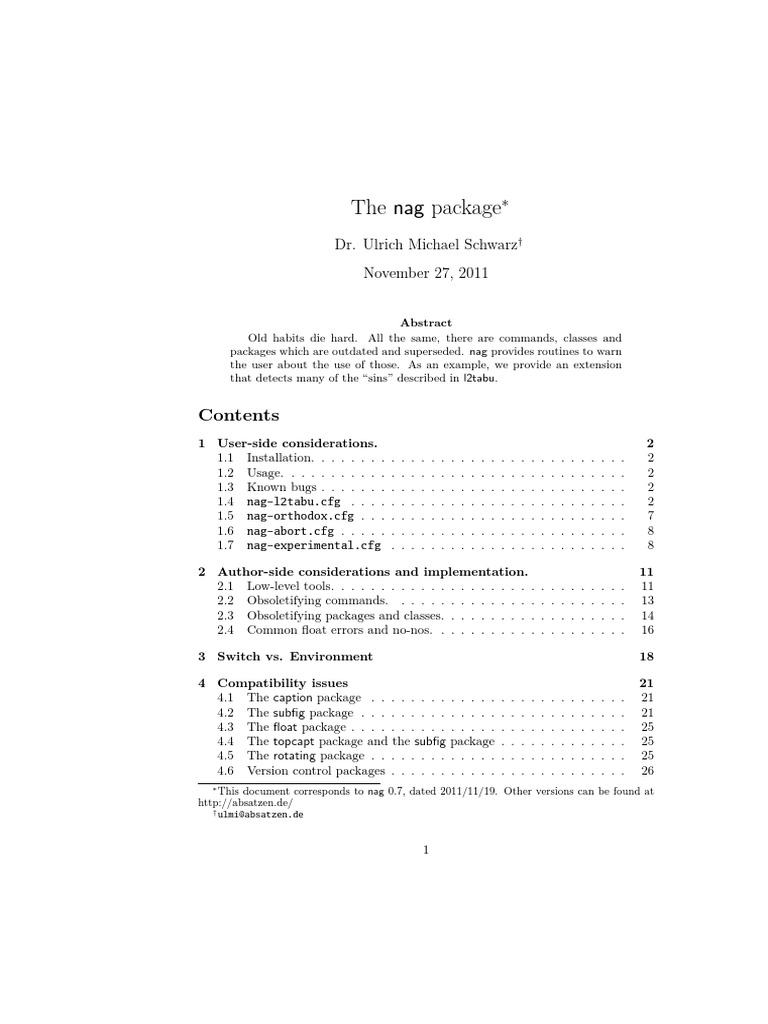 Nag PDF | PDF | Computer Programming | Computing