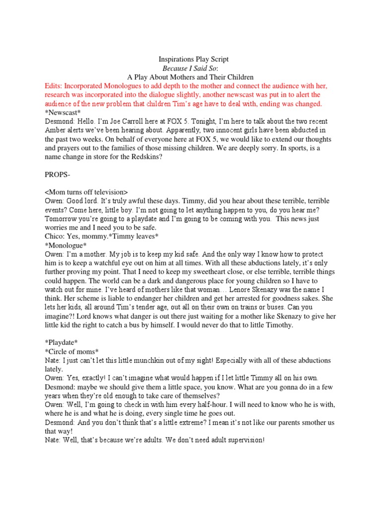 Because I Said So | PDF