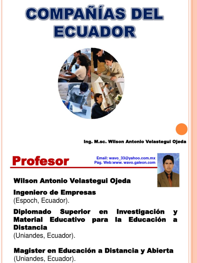 Tipos de Compañías en Ecuador | PDF | Compañía de responsabilidad ...