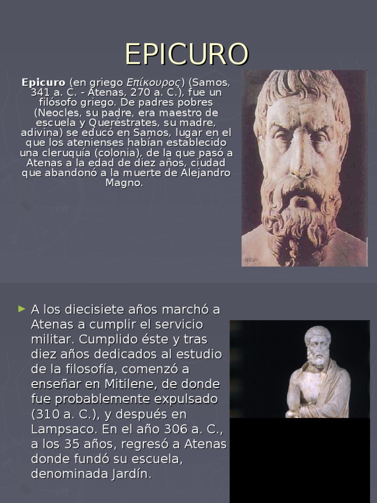 La Teoría de Epicuro: Descubre su filosofía de la felicidad ★ Teoría Online