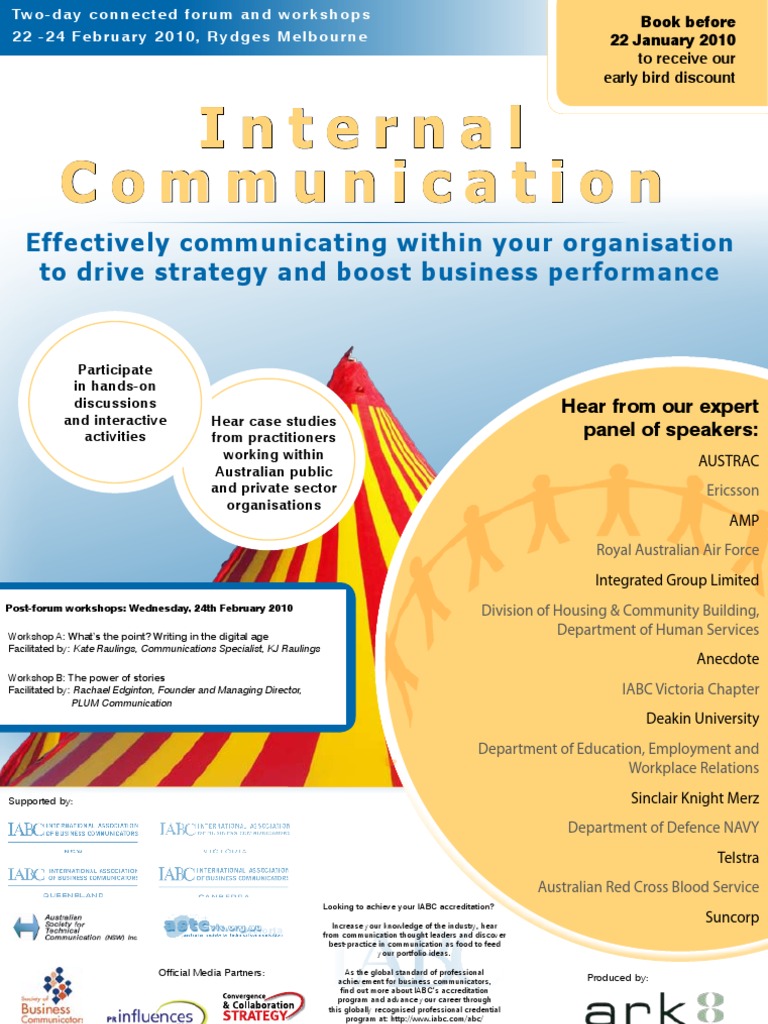 Internal Communication Forum 2010 | PDF | Strategic Management ...