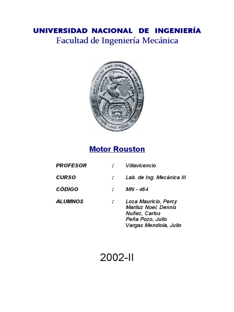 Motor Ruston - Informe | PDF | Motor diesel | Motor de combustión interna