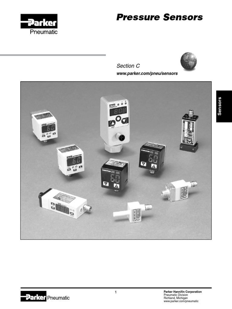 Parker Pneumatic Pressure Sensors Guide | PDF | Bipolar Junction ...