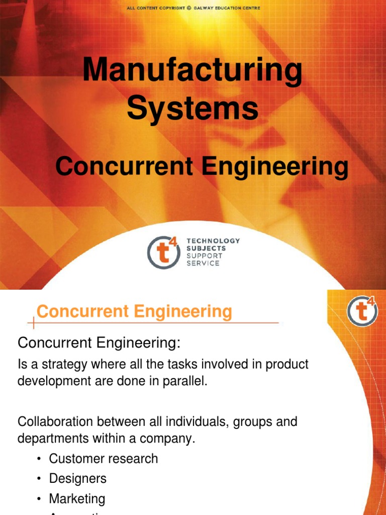 Manufacturing Systems: Concurrent Engineering | PDF | Reuse ...