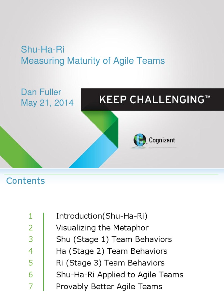 Shu-Ha-Ri: Measuring Agile Adoption Maturity | PDF | Scrum (Software ...