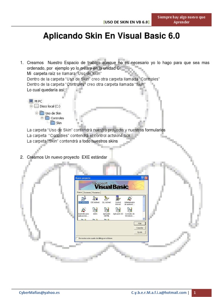 Uso de Skin VB 6.0 | PDF | Ventana (informática) | Software