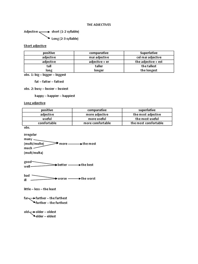 The Adjectives | PDF | Language Arts & Discipline