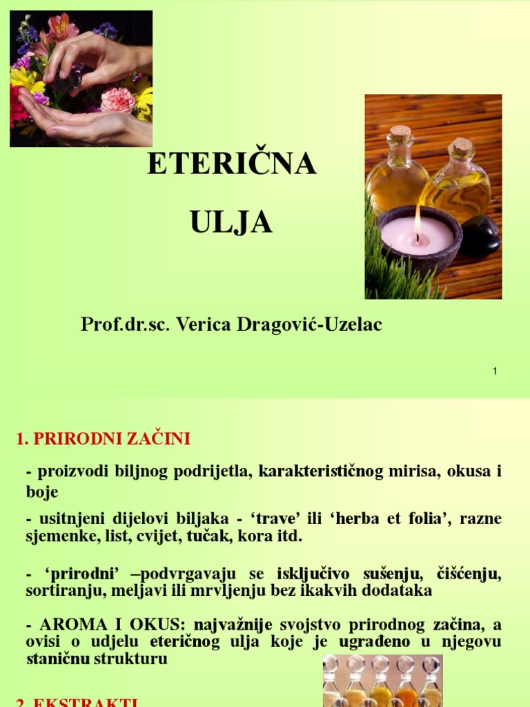 Zab Etericna Ulja 2013 | PDF