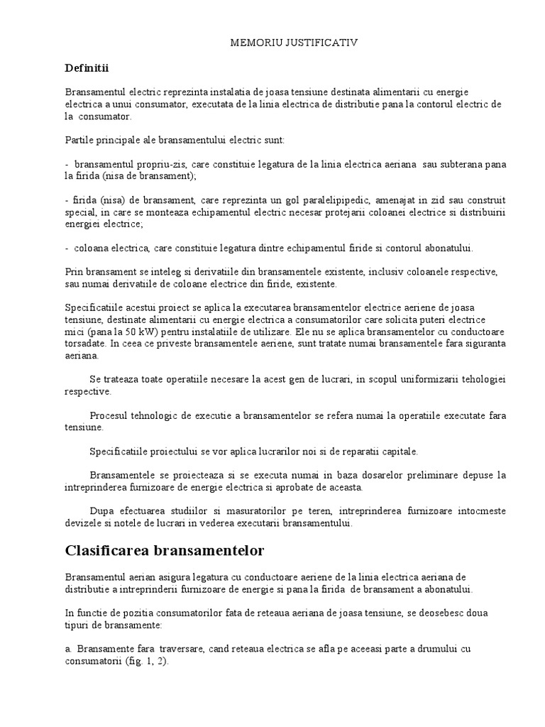 Bransament Electric | PDF