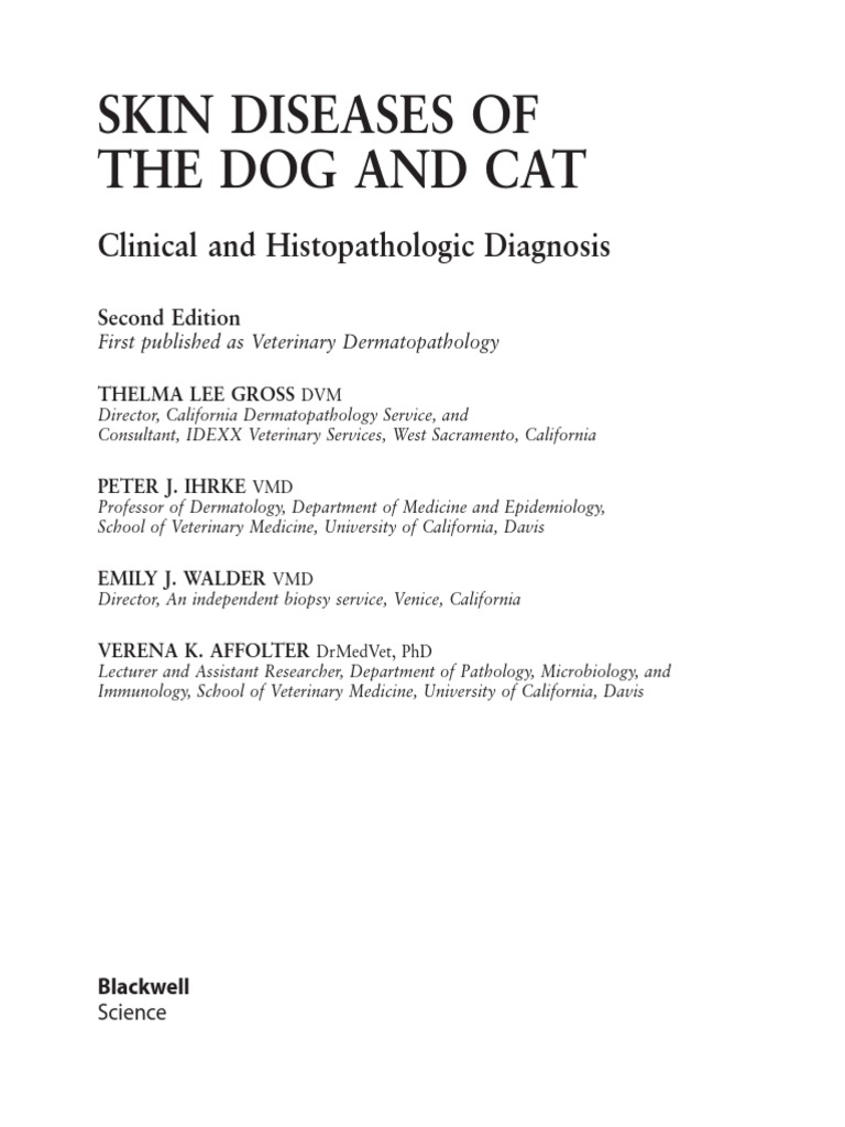 Skin Diseases Dogs and Cats | PDF | Neoplasms | Cutaneous Conditions