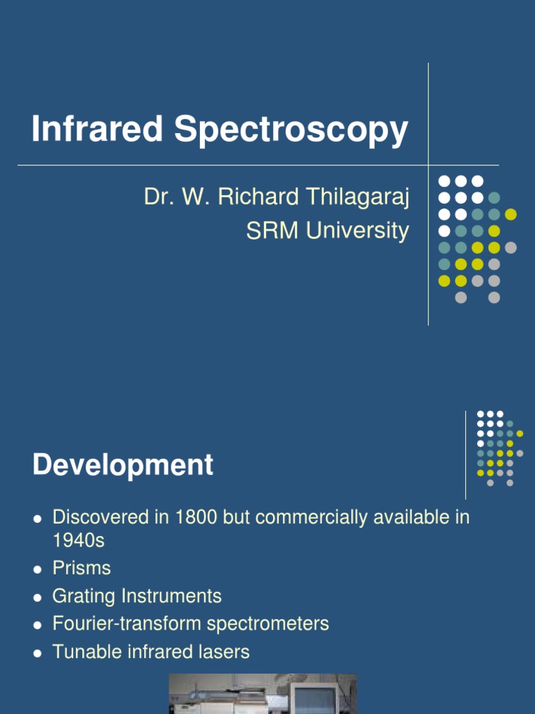 Infrared Spectroscopy Overview | PDF | Science & Mathematics ...