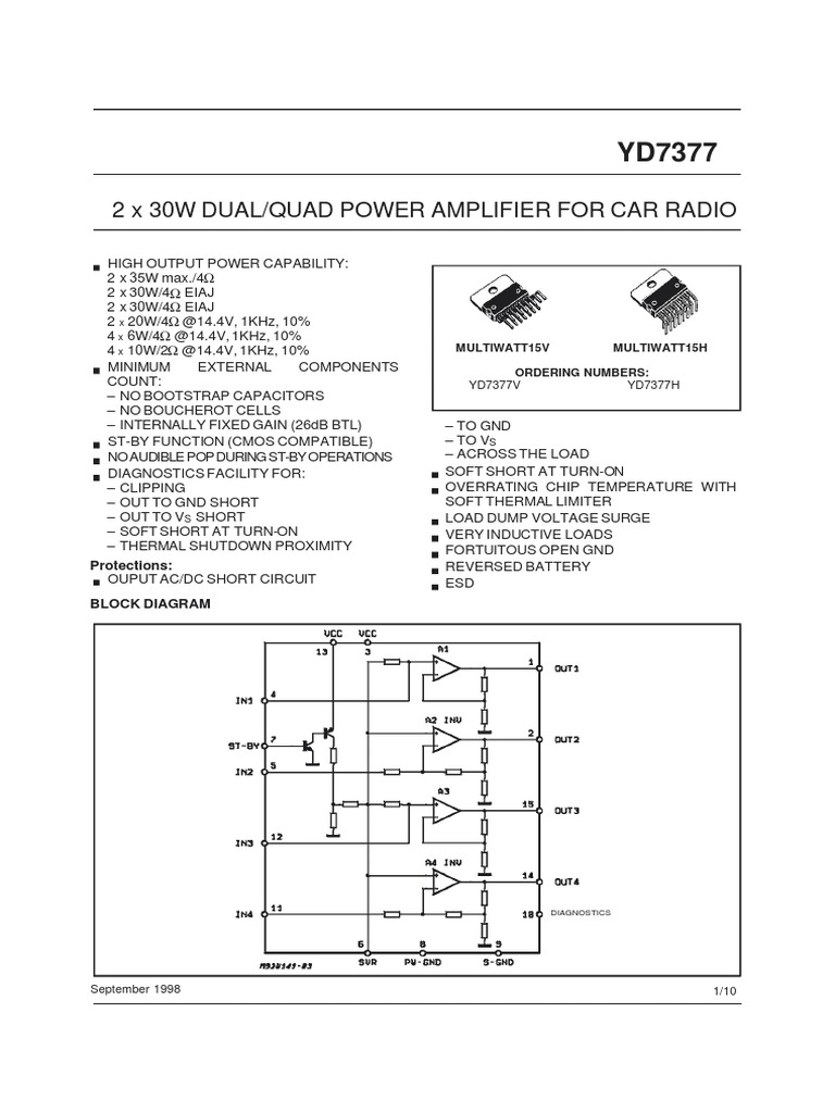 YD7377 | Amplifier | Bipolar Junction Transistor | Free 30-day Trial ...