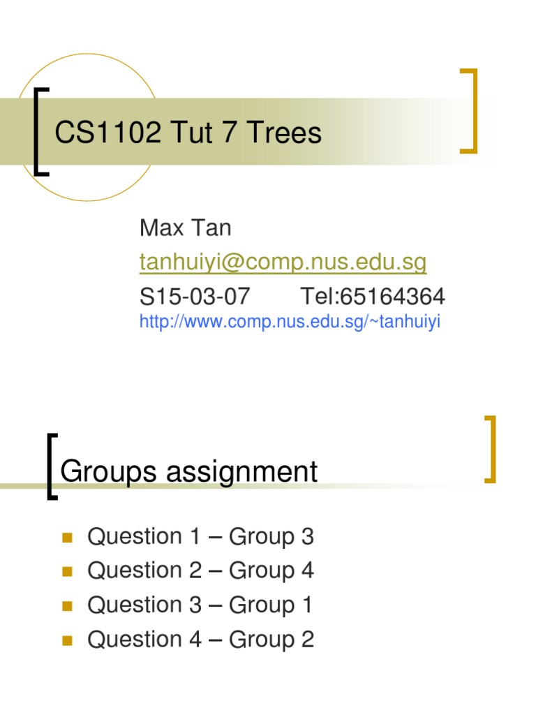 Cs 1102 Tutorial 7 | PDF | Theoretical Computer Science | Discrete ...