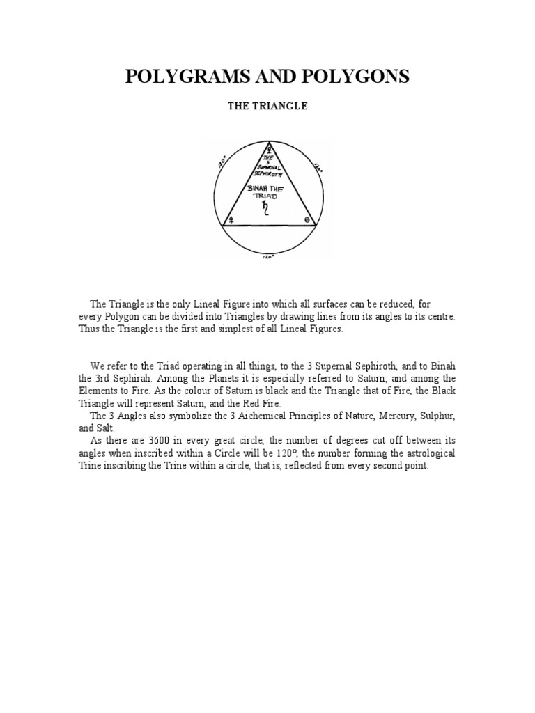 Polygrams and Polygons | PDF | Circle | Esoteric Cosmology